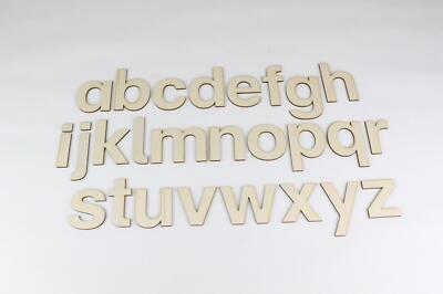 Learning Toy Small Alphabet Set Height 7cm NEW Wooden Letters Reading ...