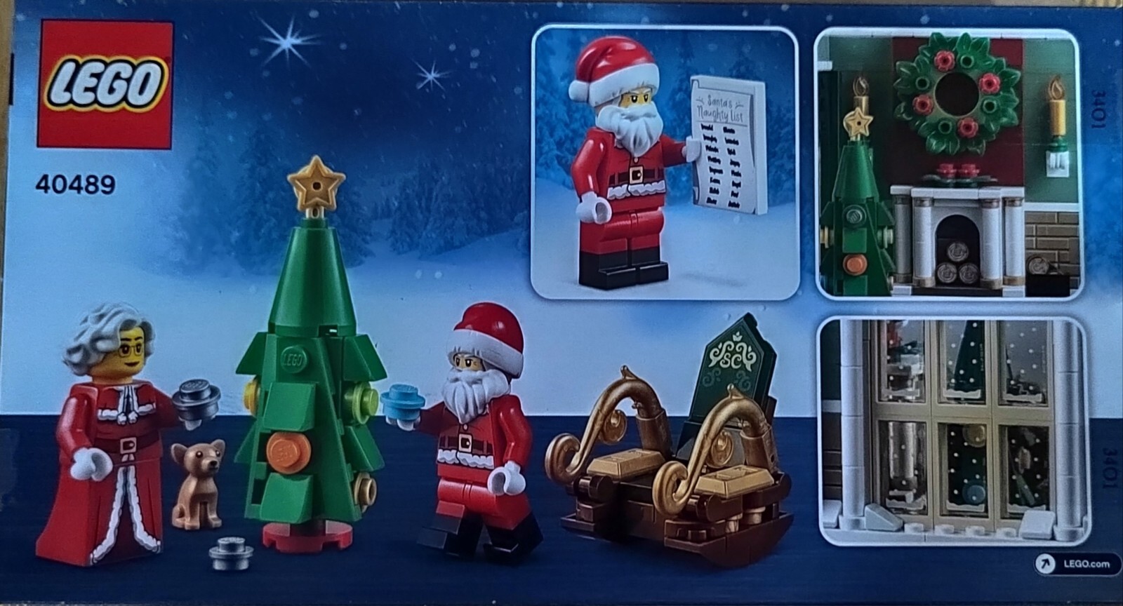 LEGO Seasonal: Mr. and Mrs. Claus' Living Room (40489) for sale online ...