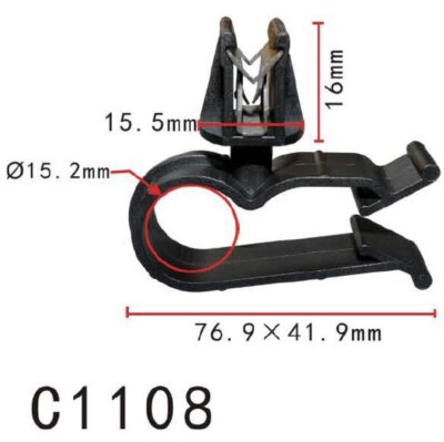 20pcs Pipe Cable Holder Fit Ford W710718S307 by Autobahn88 | eBay