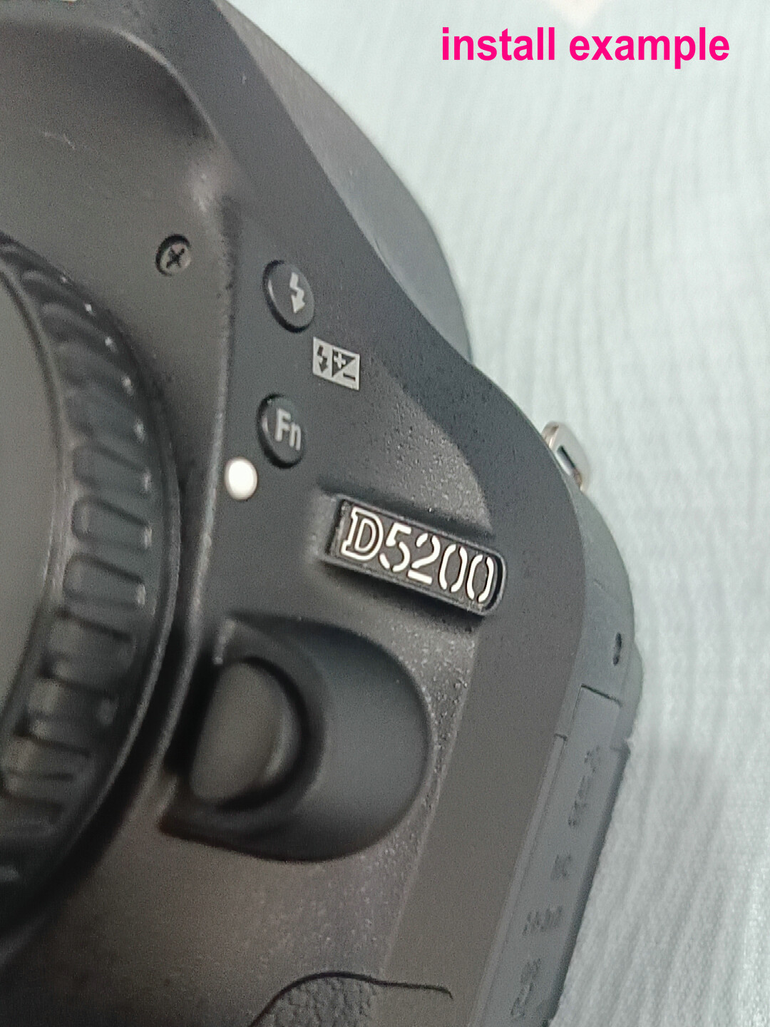 Camera Model Body Logo Label for Nikon D610 D750 D7100 D5100 D5200 ...