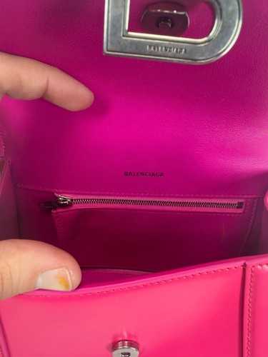 Balenciaga Hourglass Bag S Pink Leather SPB-MS 359038 | eBay