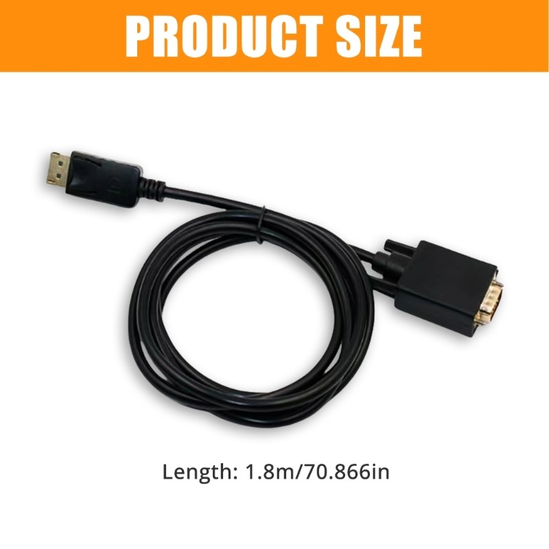 to VGA Adapter 1080P Standard to VGA Cable Male to VGA | eBay UK