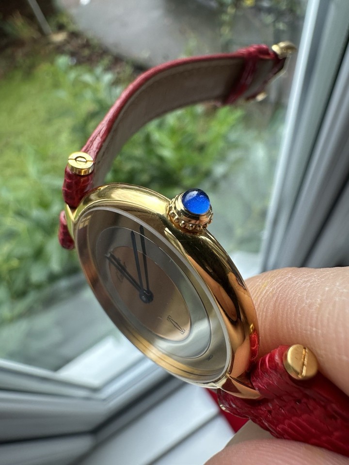 Cartier Must de Vendome Unisex Watch 30mm Trinity Dial quartz sharp ...