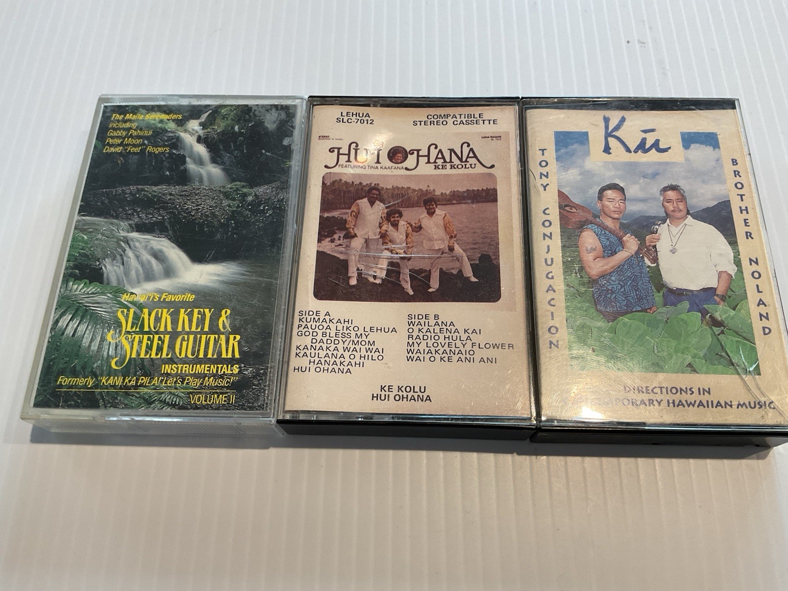 Lot of 3 Hawaiian Cassette Tapes - Hui Ohana, Brother Noland, Maile ...