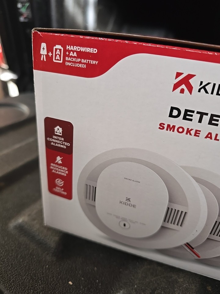 Kidde Smoke Alarm Model 20SAR Hard Wired Detector, battery, 4 Pack NEW ...