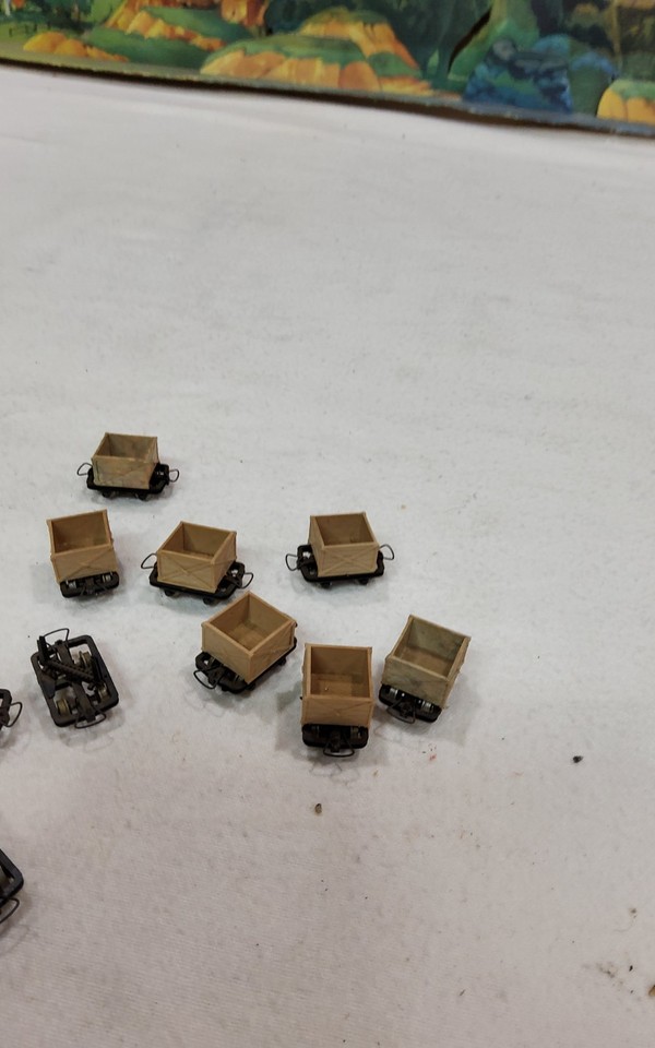 19 AHM ROCO MINITRAINS NARROW GAUGE DUMP CARS, LOG CARS & TRASH CARS | eBay