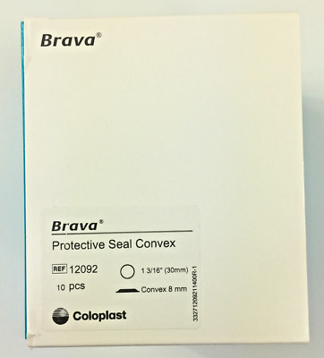 10 Coloplast 12092 Brava Protective Seal Convex Barrier 1-3/16 Exp 01/ ...