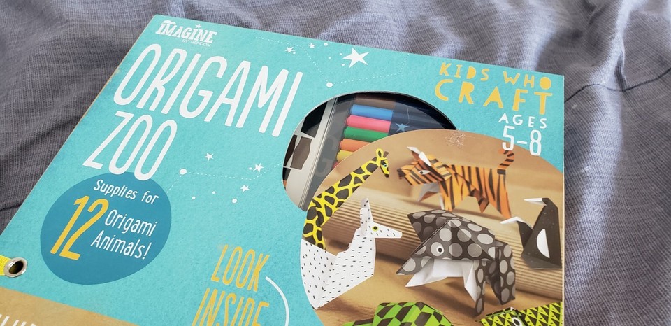 Origami Zoo Origami Animals Kit for Kids - Imagine By Bendon, New ...