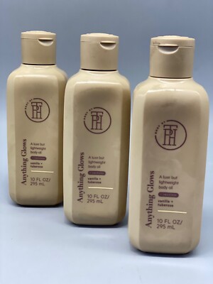 BODY by TPH Anything Glows Body Oil for Dry Skin for Women & Men 3PK x ...