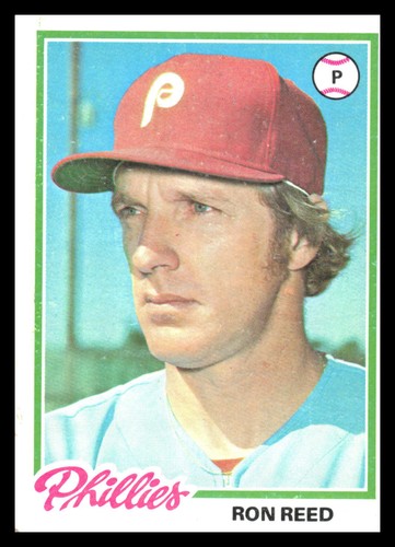 1978 Topps Ron Reed #472Philadelphia Phillies VG 5G | eBay