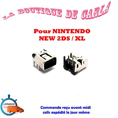 Prise alimentation Nintendo 2DS Port Socket Jack Connecteur de Charge ...