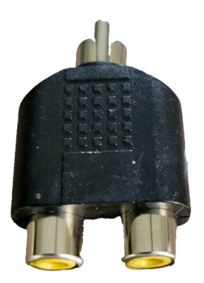 Dual RCA-Female to RCA-Male, Audio-Signal / Combiner / Splitter | eBay