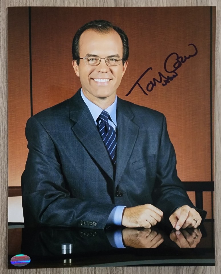 Tom Caron Signed 8x10 Photo NESN Sportscaster Host Red Sox Bruins ...