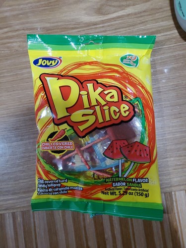 Jovy Pika Slice Watermelon Flavor Lollipops with Chili 10 Count Bag | eBay