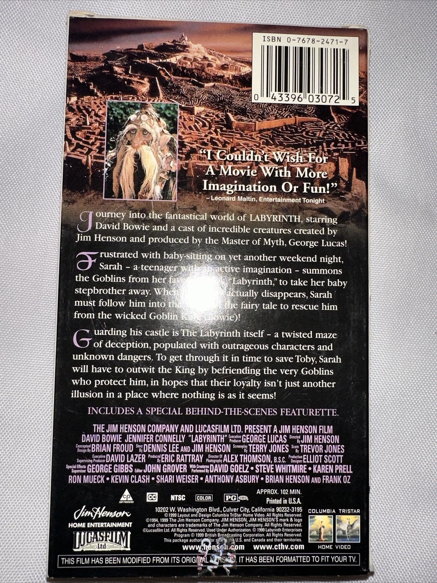 Labyrinth 1986 Dvd