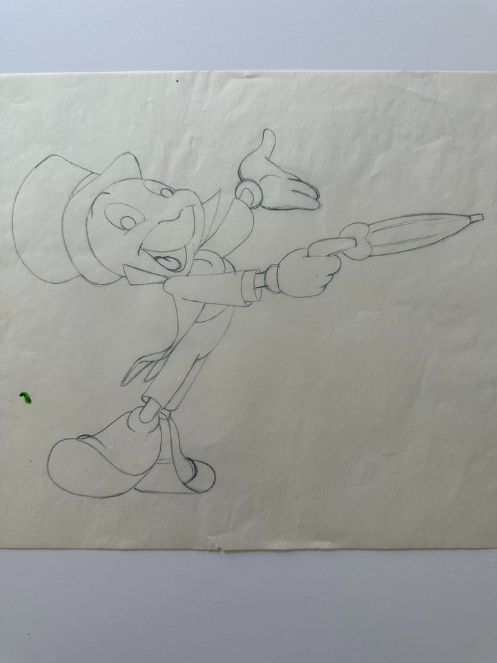 Vintage Disney Misc original pencil / ink sketches MULAN POCAHANTAS ...