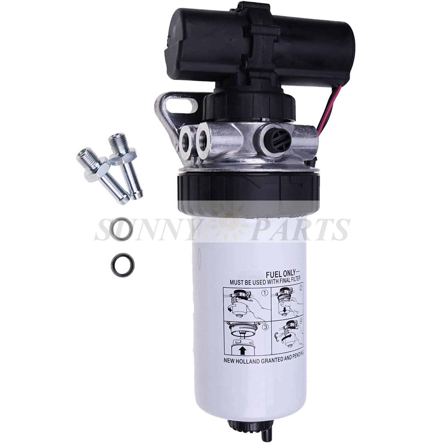 87802202 87801995 Electric Fuel Pump fits Ford Tractor 5610S 6610S 7010 ...