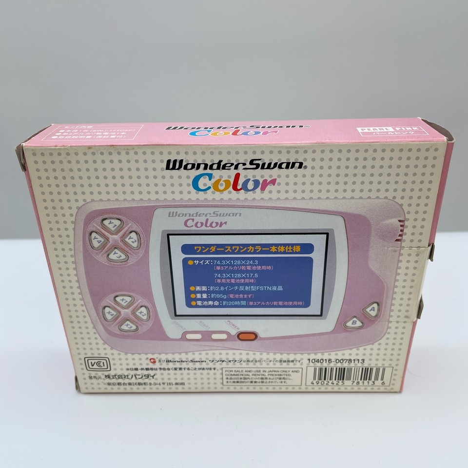 BANDAI Wonder Swan Color console Pearl Pink Japan Import | eBay