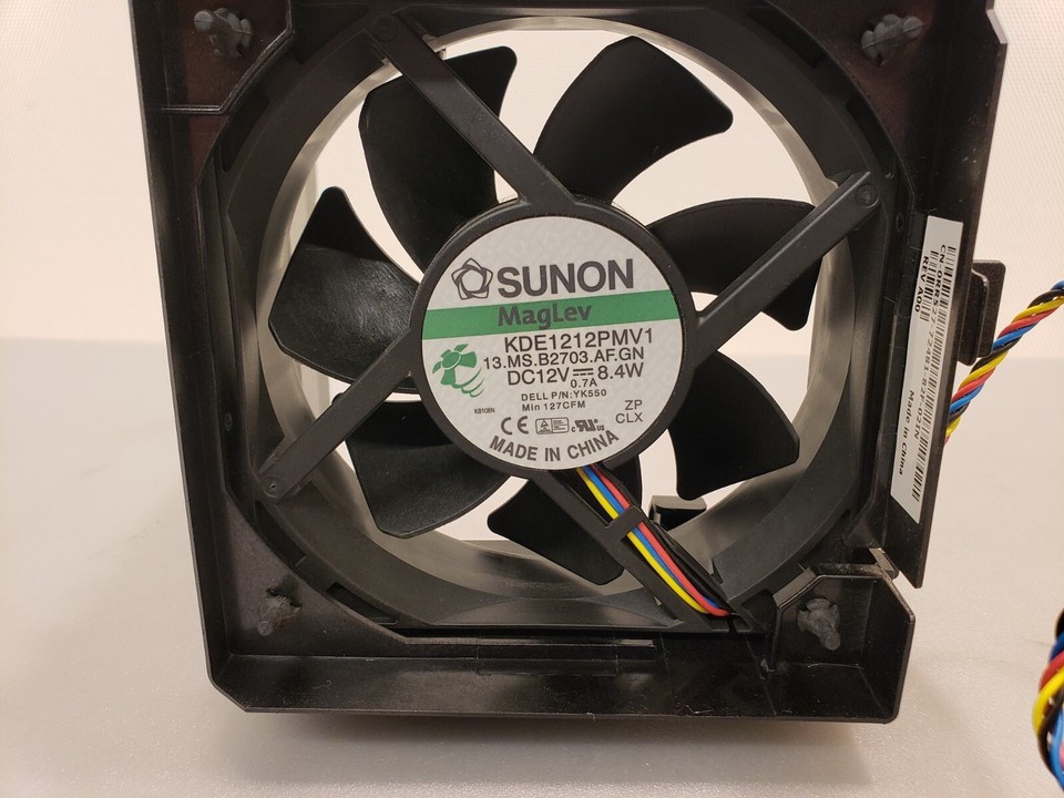 Dell Optiplex 755 Case Cooling Shroud Cable Fan G9096 RR527 Tested ...