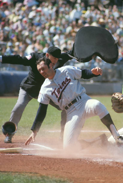 Minnesota Twins Ted Uhlaender In Action Baseball 1969 OLD PHOTO | eBay