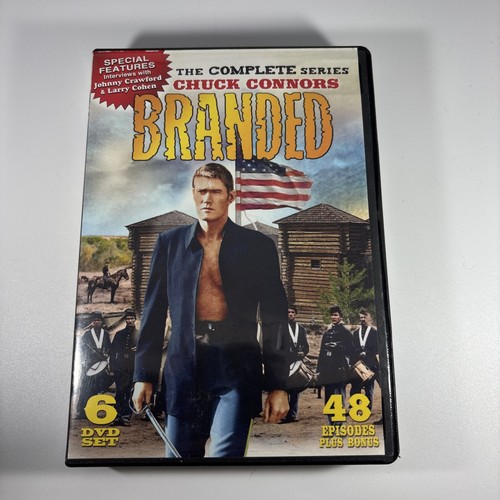 BRANDED The Complete TV Series DVD Chuck Connors 1965 Special Edition 6 ...