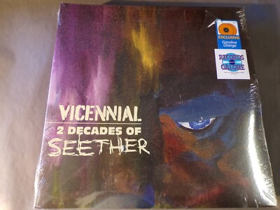 Seether Vicennial 2 Decades of Seether Gasoline Orange Vinyl 2LP Sealed ...