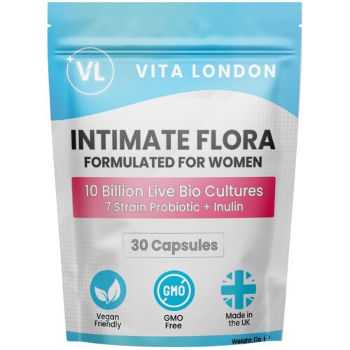 7 Strain Probiotic For Women Gut Health 10 Billion CFU Live Bio ...