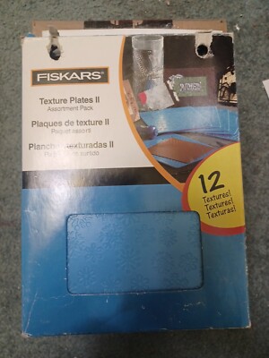 Fiskars Texture Plates II Assortment Pack Includes 12 NIB 2004 Filigree ...