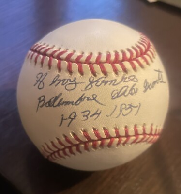 Henry Kimbro Autographed STAT Baseball Of American League Negro Leagues ...