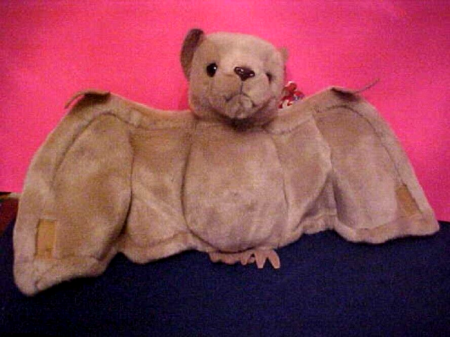 Ty Beanie Baby 2000 Ty BATTY BAT BEANIE BUDDY Buddies Plush Mocha | eBay