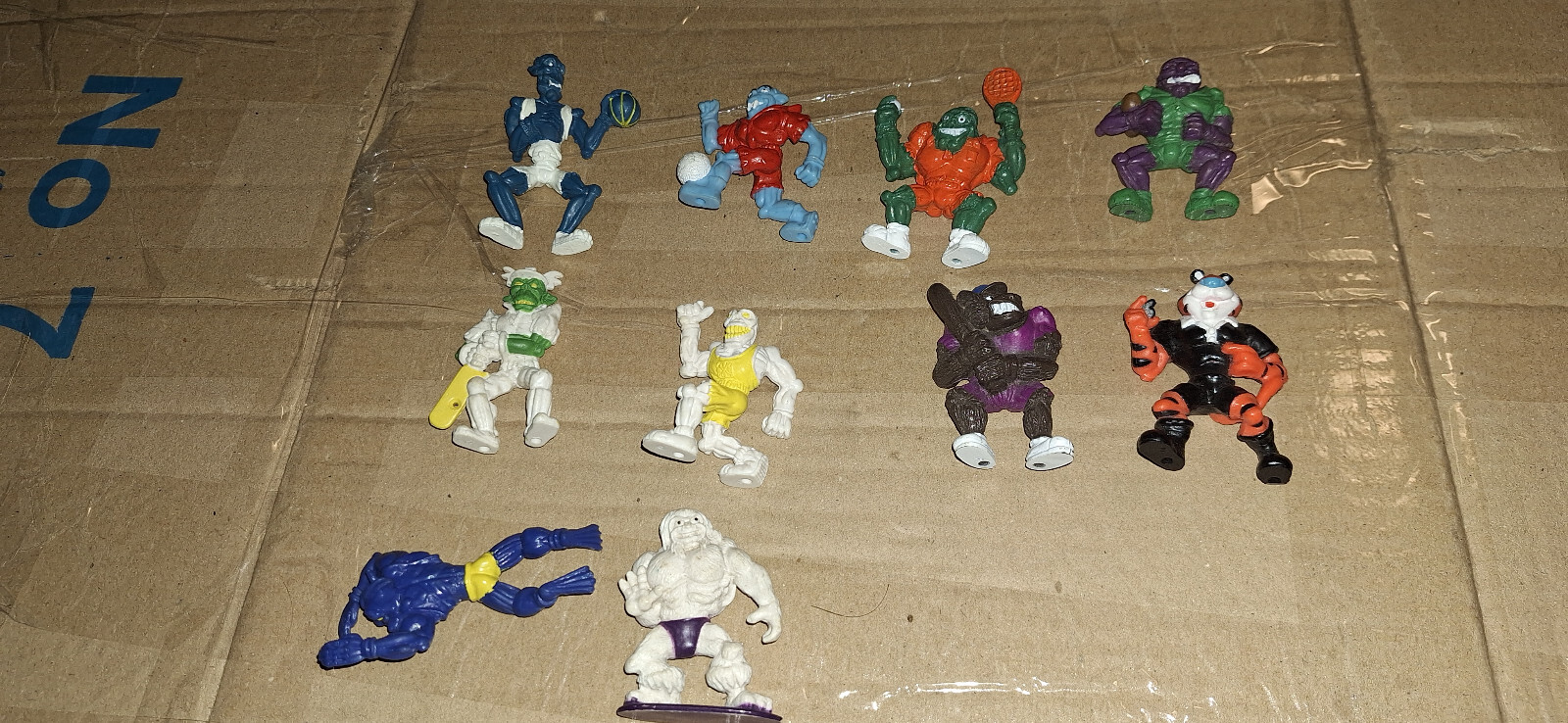 Vintage Monster Sport Stars Wrestlers in my Pocket 10 Figures Lot MIMP ...
