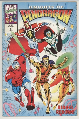 KNIGHTS OF PENDRAGON #6 – ALAN DAVIS COVER ART – 1ST APPEARANCES - 1992 ...
