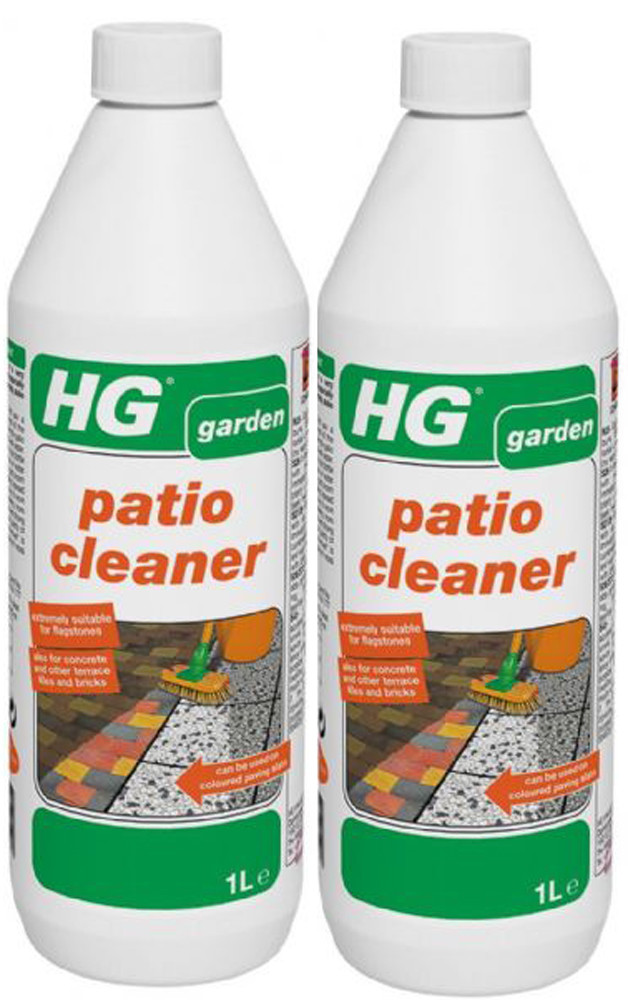HG Patio Cleaner 1 Litre Concentrated Path Concrete Paving Stone Slab ...