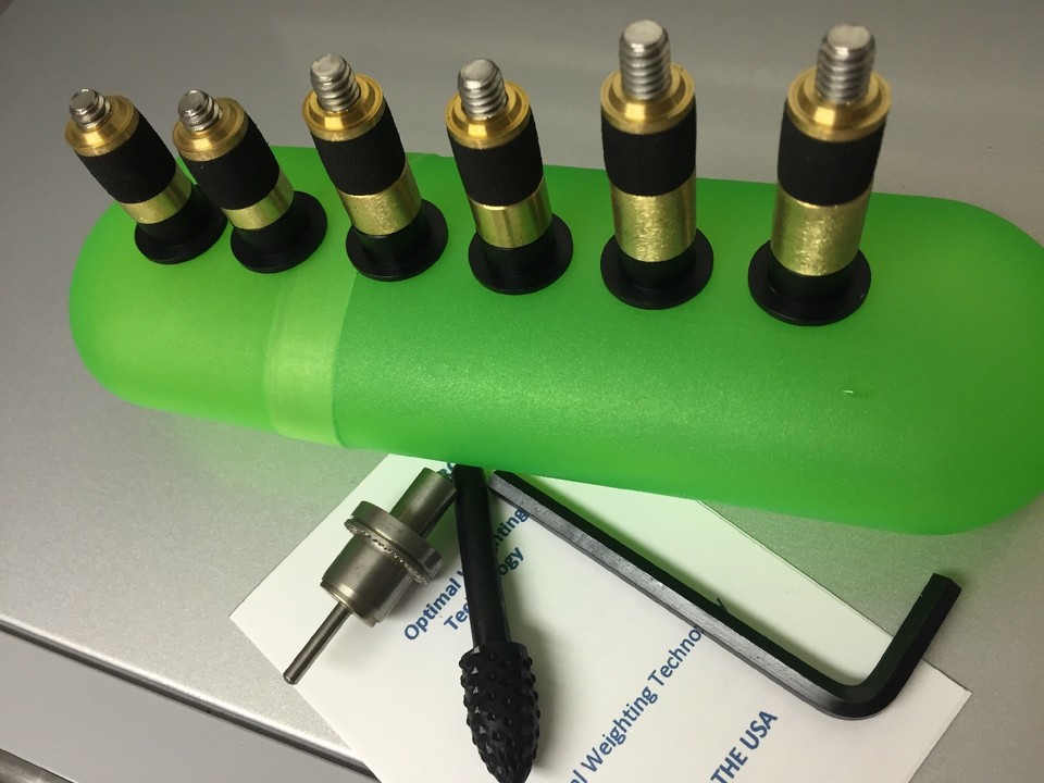 Tour Lock Counter Balance 6-Weight Package(Black-16g,20g,25g) w/ Tools ...