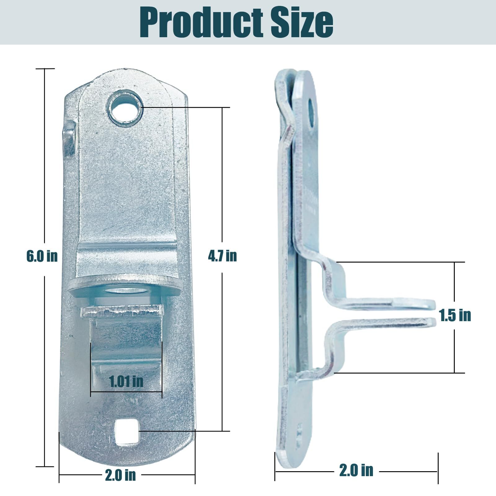 Enclosed Trailer Door Latch Cam Lock Latch Keeper 2 Pad Lockable Hasp ...