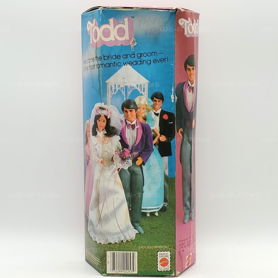 Barbie & Ken's Handsome Friend Todd Doll He's a Groom Mattel 1982 #4253 ...