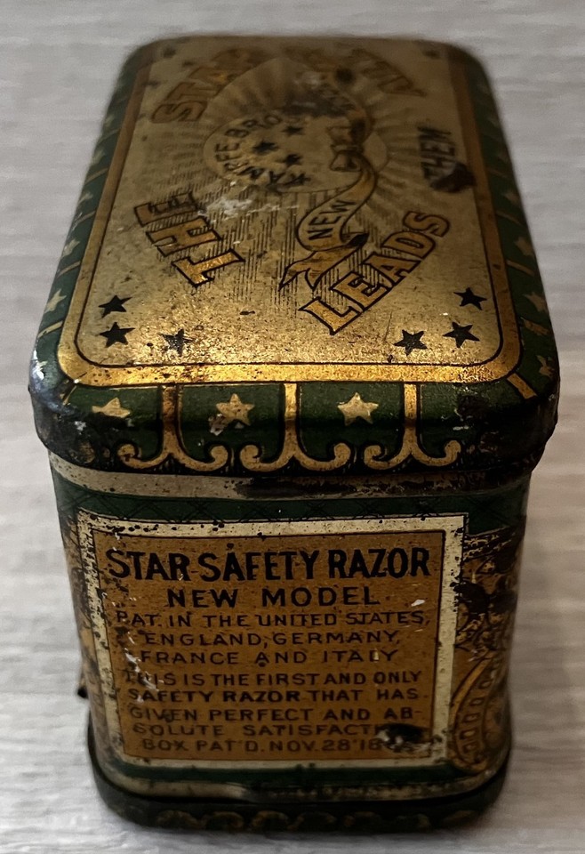 Vintage STAR Razor in orginal Tin with Razor and Blades | eBay