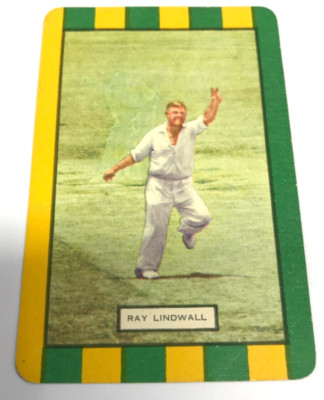 1953 Coles Vintage Cricket Trade Card Ray Lindwall-Australia-Excellent ...