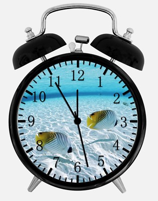 Tropical Ocean Fish Alarm Desk Clock 3.75" Room Office Decor Z73 Nice ...