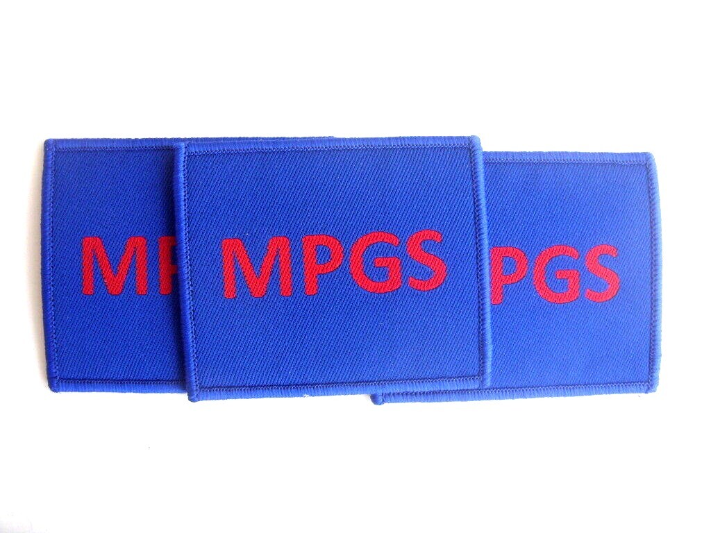 MPGS TRF ARM BADGE / PATCH x3 BRITISH ARMY DZ MILITARY PROVOST GUARD ...