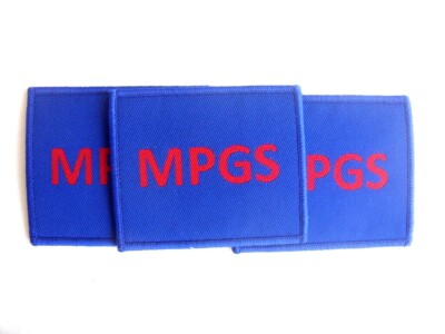 MPGS TRF ARM BADGE / PATCH x3 BRITISH ARMY DZ MILITARY PROVOST GUARD SERVICE | eBay
