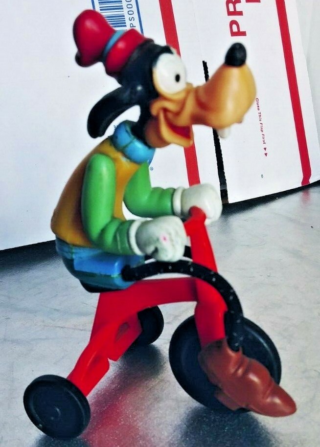 GOOFY TRICYCLE PUSH TOY. 1977 WALT DISNEY PROD. /GABRIEL IND. MADE IN ...