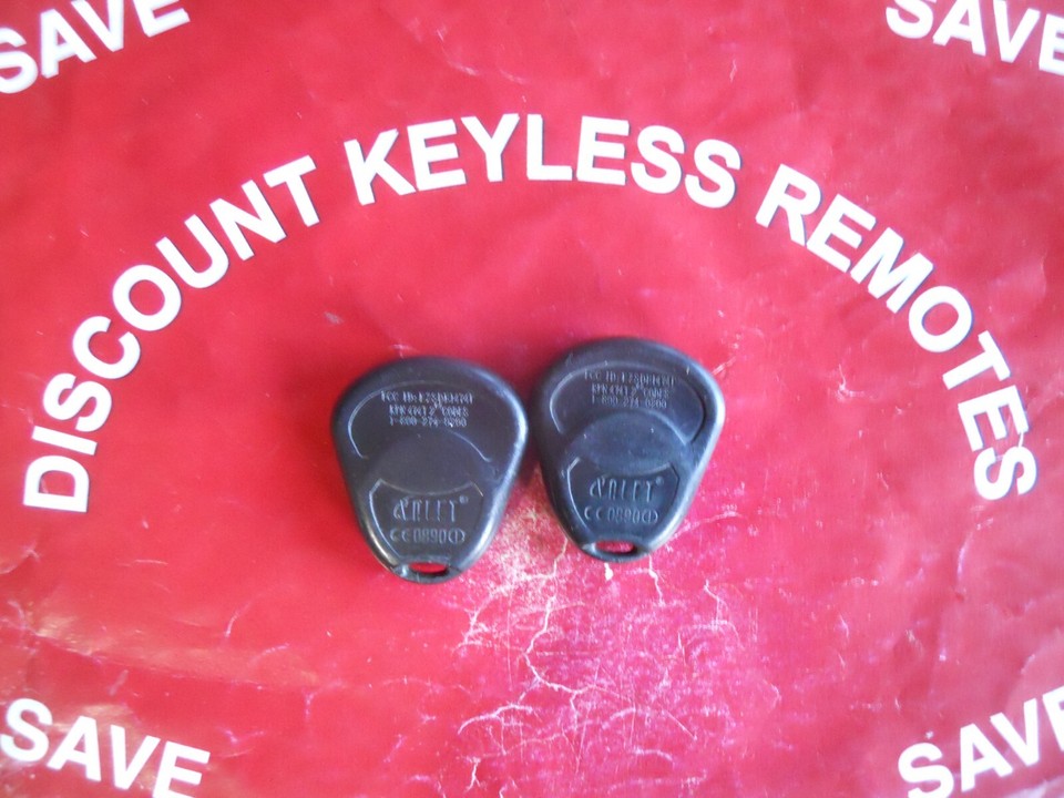 PAIR-DEI-VALET AND MORE KEYLESS REMOTE 4-BUTTON EZSDE1474P GOOD ...
