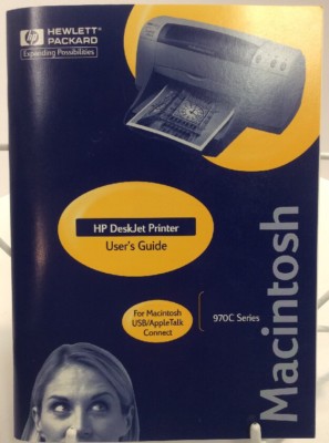 HP 970C Deskjet Printer User Guide For Macintosh OEM Hewlett Packard ...