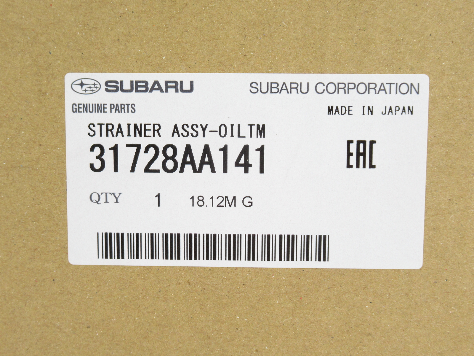 SUBARU 31728AA141 - Cross reference oil filters