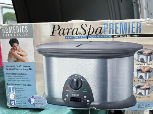 Homedics PAR-400 ParaSpa Premier Heat Therapy Paraffin Wax Bath NEW! | eBay