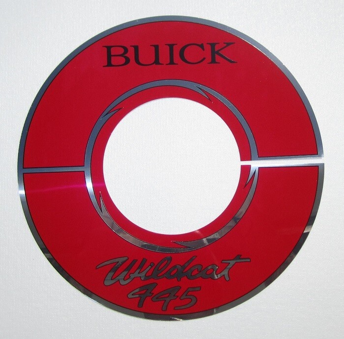 1964-1966 Buick 401 | 10" | Alum Air Cleaner Identification Plate ...