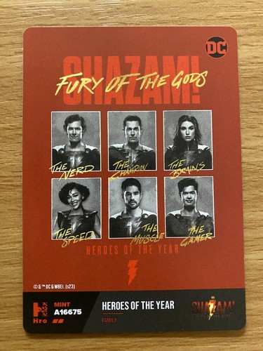 Heroes of the Year 2023 DC Comics Chapter 3 Shazam Trading Card Family ...
