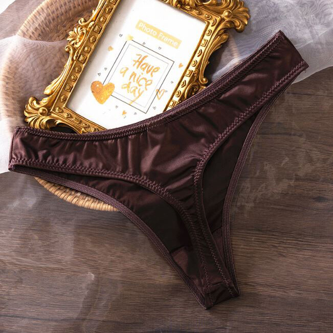 1/5 Pack Lot Womens Sexy Panties Satin Thongs G string Bikinis Low ...