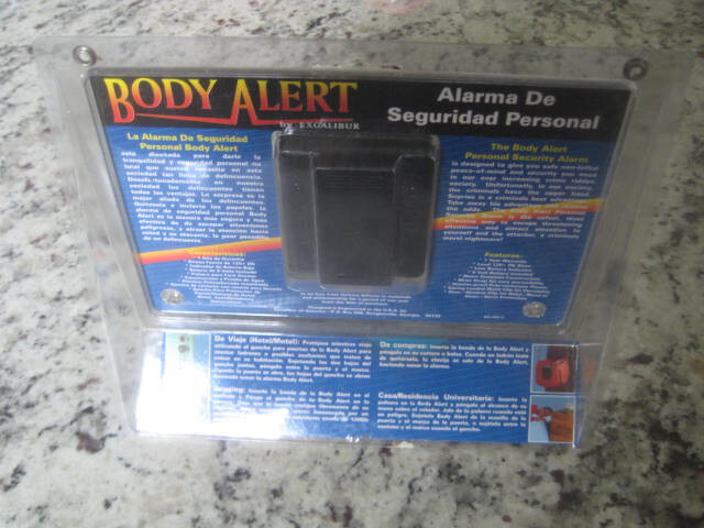 Body Alert Personal Security Alarm by Excalibur w/120-Decibel Multi ...